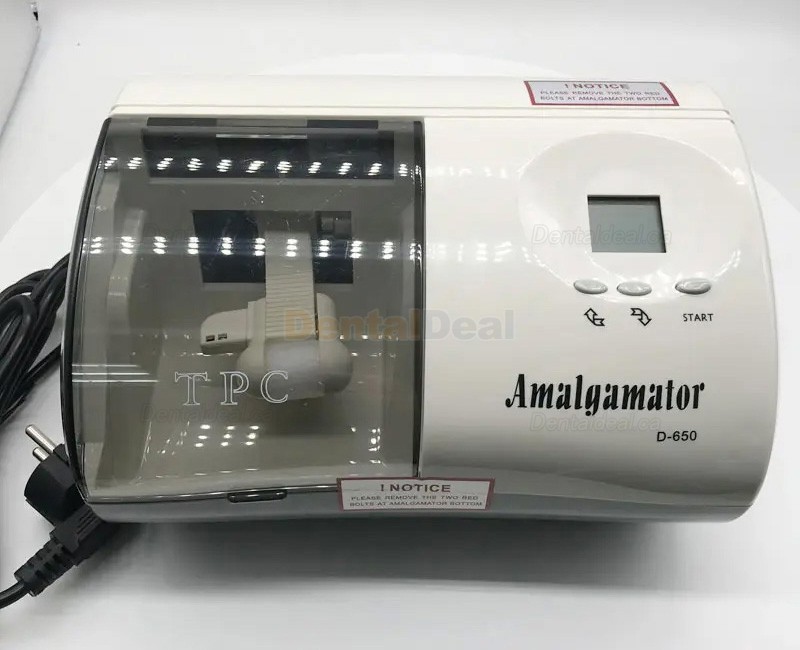 TPC D650 Digital Dental Lab Amalgamator Amalgam Mixer with Timer for ...